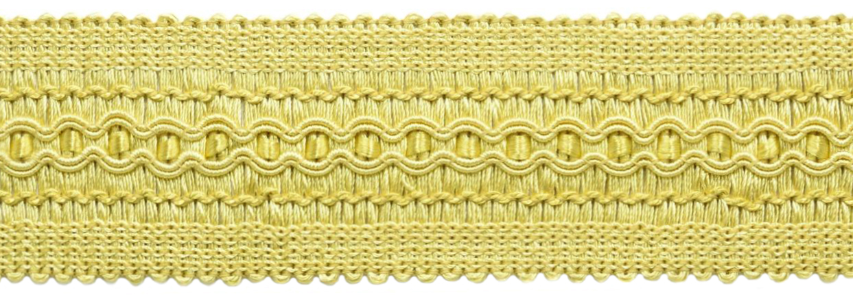 Gimp Braid Trim, Style# 0200SG, Color# 50 - Light Yellow Gold [144 ...