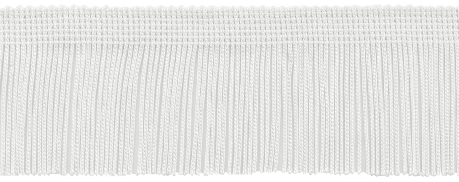 Chainette Fringe Trim, Style# CF02, Color# A1 - Pure White [Sold By The ...